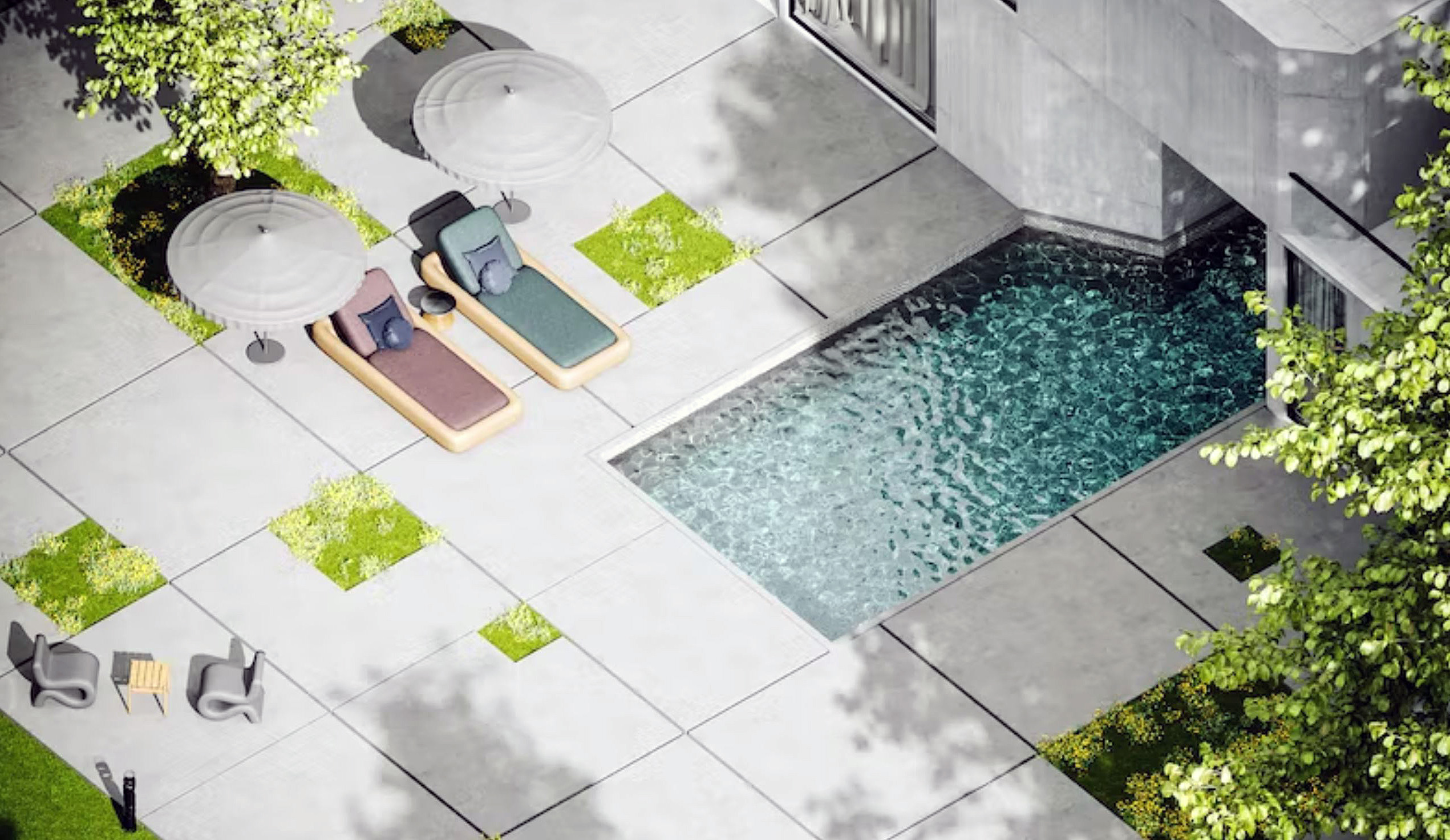 Render Low poly - Arquitecturas 3D